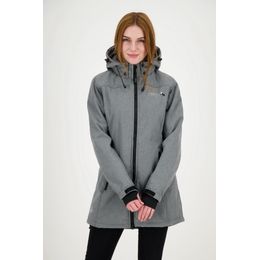DEPROC Active Damen Softshellmantel "KEELE PEAK II WOMEN", grau, Gr. 46, Softshell, 96% Polyester. 4% Elasthan, M&auml;ntel, auch in Gro&szlig;en Gr&ouml;&szlig;en