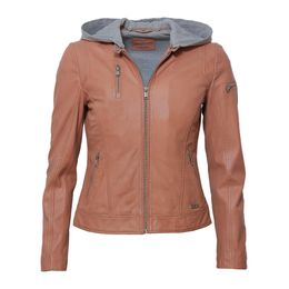 Mustang Damen Lederjacke "31021327", beige, Gr. S, Obermaterial: 100% Lammleder; Innenfutter: 100% Polyester; &Auml;rmelfutter: 100% Polyester, Jacken