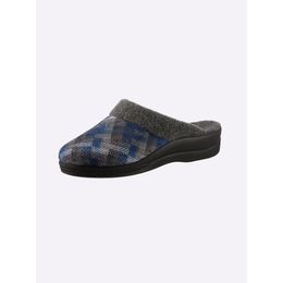 Casual Looks Damen Hausschuh, Gr. 37, blau, Textil, Schuhe