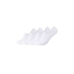 Camano Herren F&uuml;&szlig;linge "F&uuml;&szlig;linge 4er Pack", Gr. 39, wei&szlig;, 74% Baumwolle, 24% Polyamid, 2% Elasthan, uni, Socken