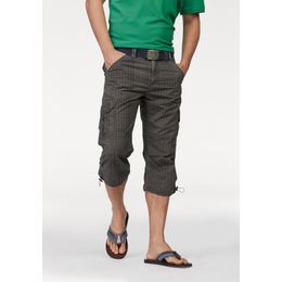 MAN'S WORLD MAN'S WORLD Herren Cargobermudas, braun, Gr. 50, kariert, Obermaterial: 100% Baumwolle, Hosen, in 3/4-L&auml;nge mit modischem Karomuster