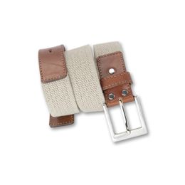 Bernd G&ouml;tz BERND G&Ouml;TZ Jungen Flechtg&uuml;rtel "Stretchg&uuml;rtel aus elastischem Stoffband"beige, Gr. 95, Kunstfaser, G&uuml;rtel