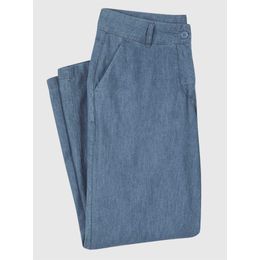 Classic Basics Damen 7/8-Jeans, blau, Gr. 20, unifarben, 100% Baumwolle, Jeans