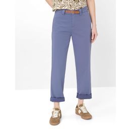 Brax Damen Flatfronthose Style MADISON INDIGO MOOD, Blau, Gr. 46
