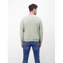 Lerros Herren Sweatshirtpearl grau, Gr. XXL, unifarben, Sweatware, Obermaterial: 50% Baumwolle, 50% Polyester, Sweatshirts, mit Logo-Badge