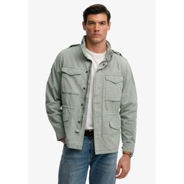 Superdry Herren Parka "COTTON M65 JACKET"washed sage, Gr. XL, unifarben, Web, Obermaterial: 100% Baumwolle, Jacken, mit Markenlabel, aus Baumwolle,