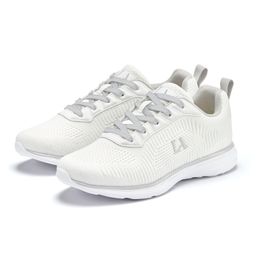 Lascana Damen Sneaker "Turnschuhe", Gr. 42, grau, Obermaterial: 60% Textilmaterial, 40% Lederimitat. Decksohle: 100% Textilmaterial. Futter: 100%