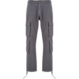 2Y STUDIOS Herren Cargohose "2Y Studios 2Y Kiran 4 Pocket Cargo"grau, Gr. 33, unifarben, 100% Baumwolle, Hosen
