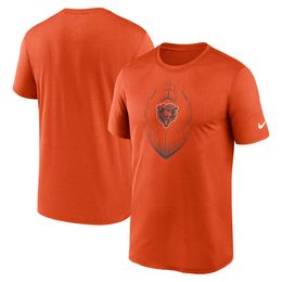 Nike Damen T-Shirt "Nike T-Shirt Chicago Bears Nike SS Recycled Legend", orange, Gr. L, 100% Polyester, Shirts