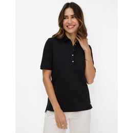 Brax Damen Poloshirt "Style CLEO", schwarz, Gr. 48, 97% Baumwolle, 3% Elasthan, Shirts