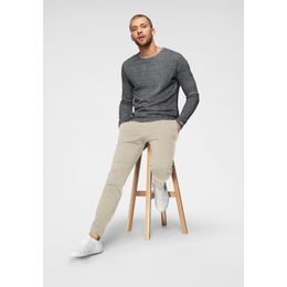 Jack & Jones JACK & JONES Herren Chinos "JPSTOLLIE JJDAVE CHINO", beige, Gr. 28, unifarben, Web, Obermaterial: 98% Baumwolle, 2% Elasthan, Hosen, S&auml;ume zum