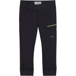 bonprix Damen Caprileggings, schwarz, Gr. 48, Obermaterial: 85% Polyester, 15% Elasthan, Hosen, aus Power-Stretch-Material, schnelltrocknend, mit