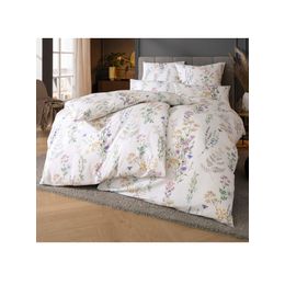 Bettw&auml;sche Estella, beige, Mako-Satin;Mako-Satin, 100% Baumwolle, Bettw&auml;sche