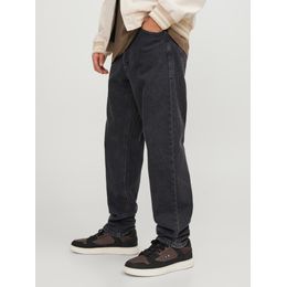 Jack & Jones JACK & JONES Herren Relax-fit-Jeans "JJICHRIS JJORIGINAL SQ 735 LN", grau, Gr. 36, Abriebeffekte, Denim/Jeans, Obermaterial: 100% Baumwolle, Jeans