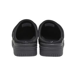 Karl Kani Damen Sandale "Karl Kani Samo Slipper", Gr. 38schwarz, Leder, unifarben, Schuhe