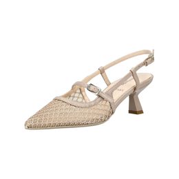 Nero Giardini Damen Slingpumps "Nero Giardini Pumps Leder/Textil", Gr. 37beige, rosa, Leder, Textil, Schuhe