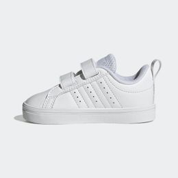 Kinder Klettschuh "VS PACE 2.0 KIDS", adidas Sportswear, Gr. 24, schwarz-wei&szlig;, Synthetik, Textil, Schuhe, f&uuml;r Kinder