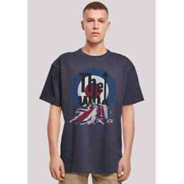 F4NT4STIC Herren T-Shirt "The Who Flag Blanket", blau, Gr. S, Obermaterial: 100% Baumwolle, Shirts, Premium Qualit&auml;t