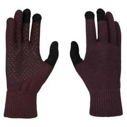 Nike Knitted Tech and Grip Strick-Handschuhe 618 - burgundy crush/black/black L/XL