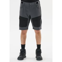WHISTLER Herren Shorts "ERIC", grau, Gr. S, mehrfarbig, 65% Polyester, 35% Baumwolle, Hosen, mit atmungsaktivem Funktionsstretch