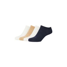 s.Oliver Damen Sneakersocken "Sneakersocken 4er Pack", Gr. 35, blau, 70% Baumwolle, 28% Polyester, 2% Elasthan, uni, Socken