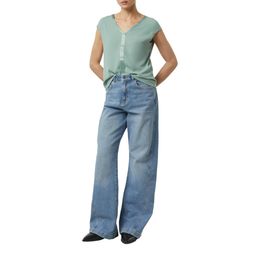 comma, COMMA Damen Kurzarmshirtmint, Gr. 46, unifarben, Single Jersey, Obermaterial: 93% Viskose, 7% Elasthan. Futter: 93% Viskose, 7% Elasthan, Shirts, mit