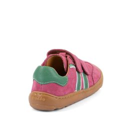 froddo Jungen Barfu&szlig;schuh "Barefoot F-Motion", Gr. 28pink, Textil, Veloursleder, Schuhe, Freizeitschuh, Sneaker mit Klettverschluss