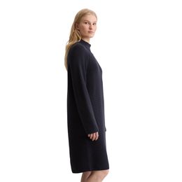 Marc O'Polo MARC O'POLO Damen Strickkleid "aus reinem Organic Cotton"deep night blau, Gr. 40, unifarben, Obermaterial: 100% Baumwolle, Kleider