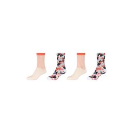 s.Oliver Damen Socken "Socken 4er Pack", Gr. 35, pink, 98% Polyester, 2% Elasthan, Socken