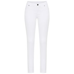 Tamaris Damen Skinny-fit-Jeans "aus bequemen Stretch-Denim", wei&szlig;, Gr. 34, unifarben, Denim/Jeans, Obermaterial: 98% Baumwolle, 2% Elasthan, Jeans,