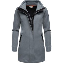 Ragwear Damen Sweatjacke "Letrice Bonded", grau, Gr. L, Sweatware, Obermaterial:100% Polyester; Futter: 100% Polyester, Sweatjacken, Elegante
