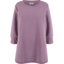 bonprix Damen Sweatshirt, lila, Gr. 56, Sweatware, Obermaterial: 75% Polyester, 25% Viskose. B&uuml;ndchen: 58% Polyester, 32% Baumwolle, 10% Elasthan,