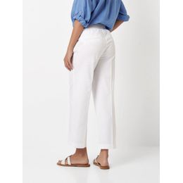 Toni Damen 7/8-Hose "Sue Wide 7/8"wei&szlig;, Gr. 38, Web, Obermaterial: 87% Baumwolle, 10% Polyamid, 3% Elasthan, Hosen, aus sommerlich leichtem