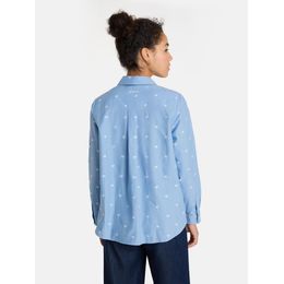 LIEBLINGSST&Uuml;CK LIEBLINGSST&Uuml;CK Damen Hemdbluse "RadunaL", blau, Gr. 34, bestickt, gemustert, mehrfarbig, Web, Obermaterial: 100% Baumwolle, Blusen, mit verspielter