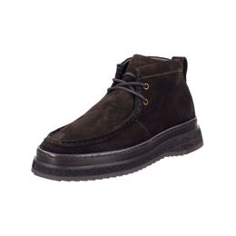 Gant Herren Schn&uuml;rstiefelette "Gant Stiefelette Veloursleder", Gr. 46, braun, Veloursleder, Schuhe
