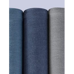 Classic Basics Damen Schlupfjeans, grau, Gr. 21, unifarben, 100% Baumwolle, Jeans
