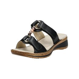 Ara Damen Pantolette "Ara Pantoletten Glattleder", Gr. 39, schwarz, Glattleder, Schuhe
