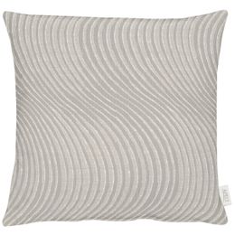 Dekokissen Apelt, B:49cm L:49cm, beige, Kunstfaser, Dekokissen_Sitzkissen_Kissenh&uuml;llen, "2913", Kissenh&uuml;lle ohne F&uuml;llung, 1 St&uuml;ck