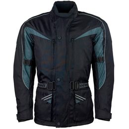 Roleff Motorradjacke "Cologne", 5XL, silber, Jacken, Mit Sicherheitsstreifen