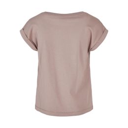 Urban Classics M&auml;dchen T-Shirt "Urban Classics Damen Girls Organic Extended Shoulder Tee"duskrose, Gr. 158, unifarben, 100% Baumwolle, Shirts