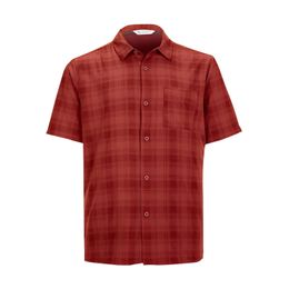 Killtec Herren Funktionshemd "KOS 98 MN WVN SHRT", rot, Gr. L, Obermaterial: 100% Polyester, Hemden, Kurzarm-Funktionshemd, schnelltrocknend,