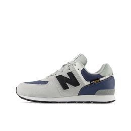New Balance Jungen Sneaker "574", Gr. 36lone star grau, Leder, Synthetik, Textil, Schuhe