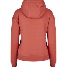 Urban Classics Damen Kapuzenpullover "Urban Classics Damen Ladies Hoody", rot, Gr. S, unifarben, 63% Baumwolle, 37% Polyester, Pullover