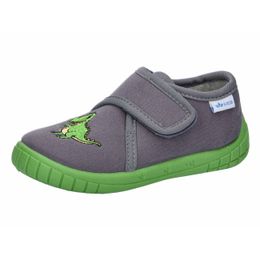 Lico M&auml;dchen Hausschuh "Hausschuh Cookie Boy", Gr. 31, grau, Synthetik, Schuhe