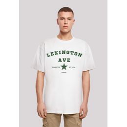 F4NT4STIC Damen T-Shirt "Lexington Ave OVERSIZE TEE", wei&szlig;, Gr. XL, Obermaterial: 100% Baumwolle, Shirts, Print