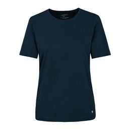 Clarina Damen Rundhalsshirt "HAGEN", blau, Gr. 38, unifarben, Obermaterial: 100% Baumwolle;, Shirts, Pima Cotton Interlock