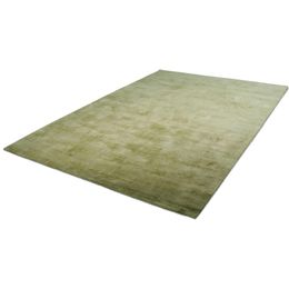 Teppich Calo-deluxe, B:80cm H:13mm L:150cm, gr&uuml;n, Viskose, Wohnzimmer, Teppiche, "Viteox 200", Viskose, Kurzflor, Wohnzimmer