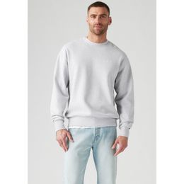 Levi's LEVI'S Herren Sweatshirt "AUTHENTIC CREW", grau, Gr. XL, Sweatware, Obermaterial: 88% Baumwolle, 12% Polyester, Sweatshirts, mit Logostickerei