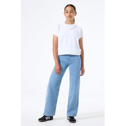 Garcia M&auml;dchen Schlagjeans "Ilvy", blau, Gr. 146, Denim/Jeans, Obermaterial: 100% Baumwolle, Jeans, for Girls, mit weitem Bein