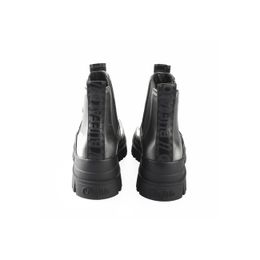 Buffalo Damen Stiefel "Buffalo Aspha Chelsea Vntg Vegan Nappa", Gr. 40pewter, schwarz, Kunstfaser, unifarben, Schuhe